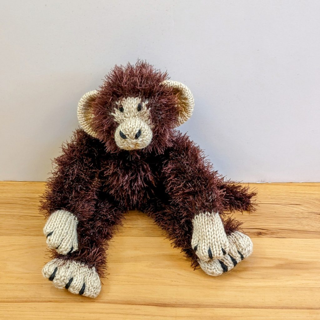 Fuzzy Monkey – Handmade by Gwynne